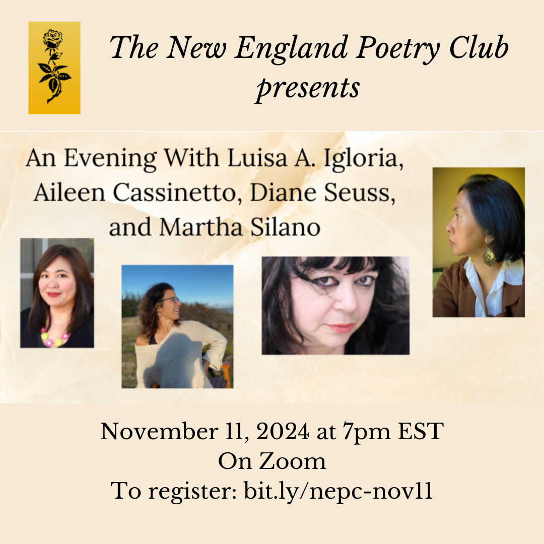An Evening With Luisa A. Igloria, Aileen Cassinetto, Diane Seuss, and ...
